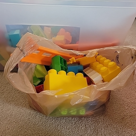 Mega Bloks | Toys | Lot Of 6 First Builders Mega Bloks Building Blocks ...